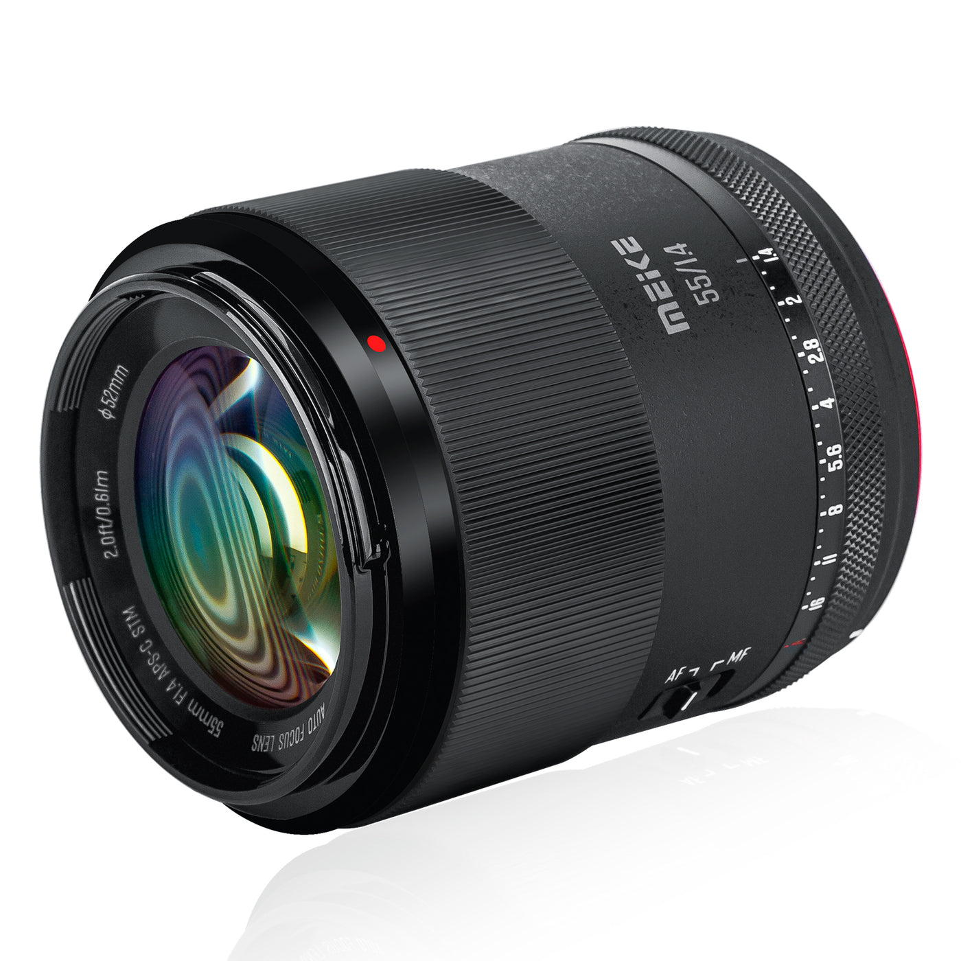 55mm F1.4 APS-C STM Auto Focus Golden Portrait Lens for E Mount Camera