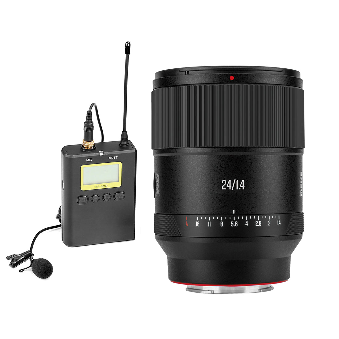 Meike 24mm f1.4 MIX Full Frame Auto Focus STM Lens for E Mount Cameras